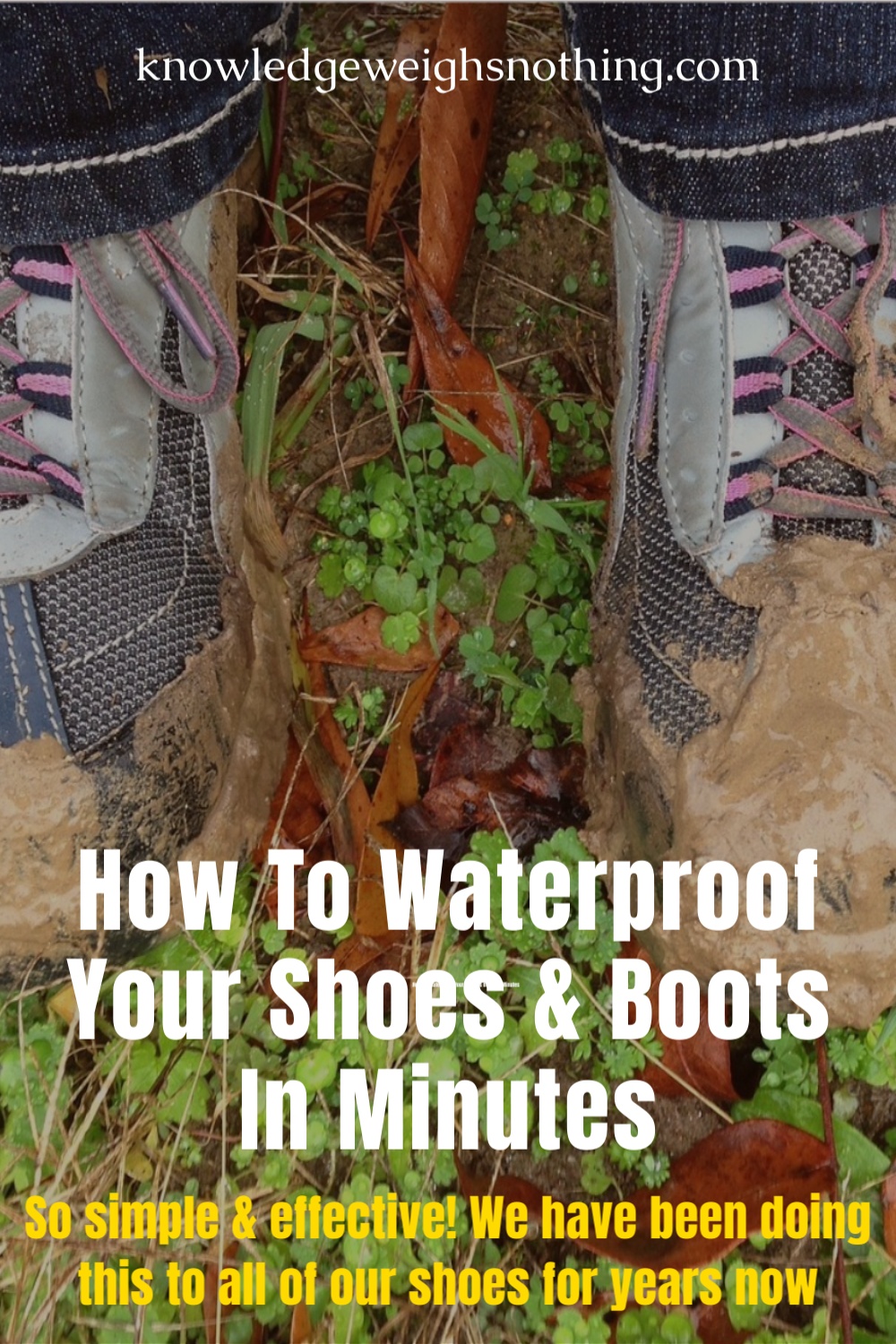 Shoe & Boot Hack -- You Can Waterproof Non-Waterproof Shoes!