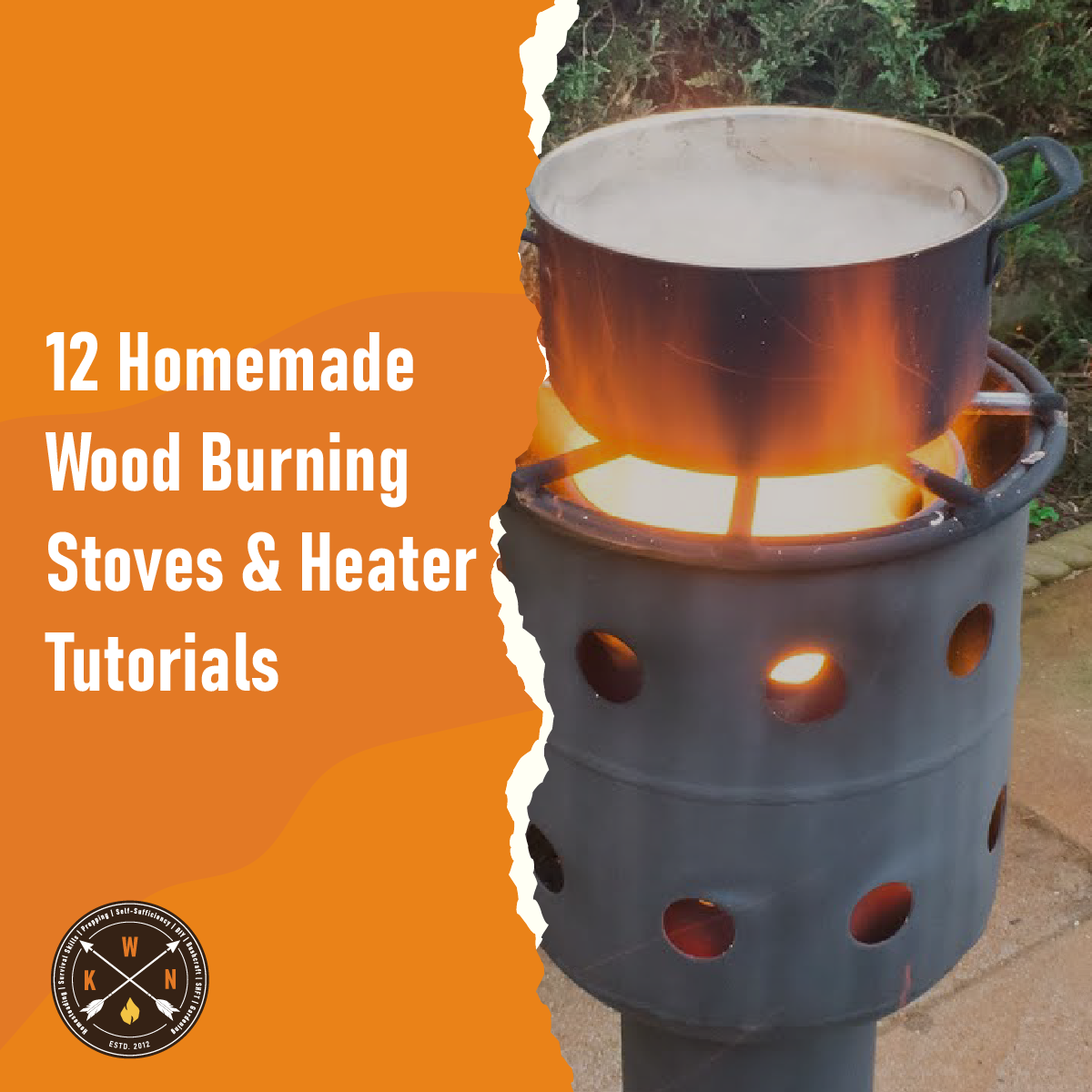 12 Homemade Wood Burning Stoves & Heater Tutorials