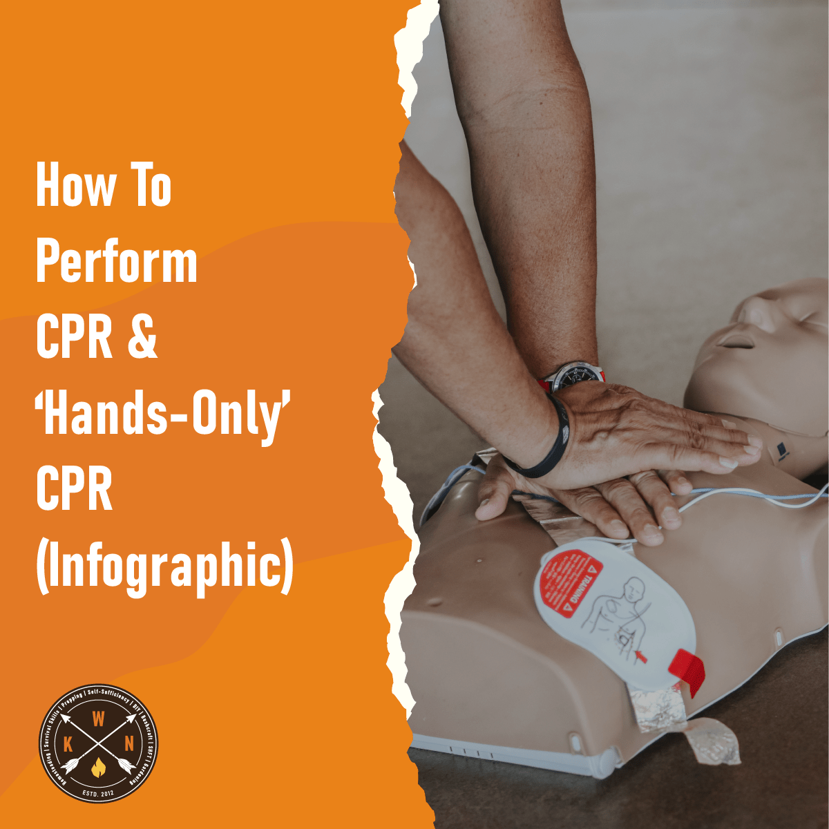 How To Perform CPR & 'Hands-Only' CPR (Infographic)