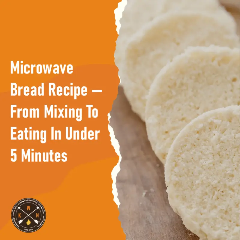 Microwave Bread Recipe -- From Mixing To Eating In Under 5 Minutes