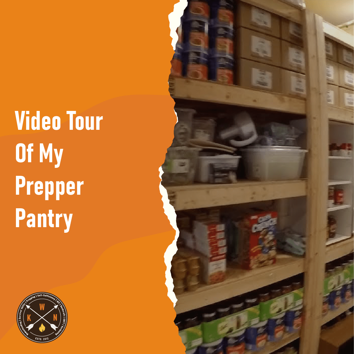 Video Tour Of My Prepper Pantry