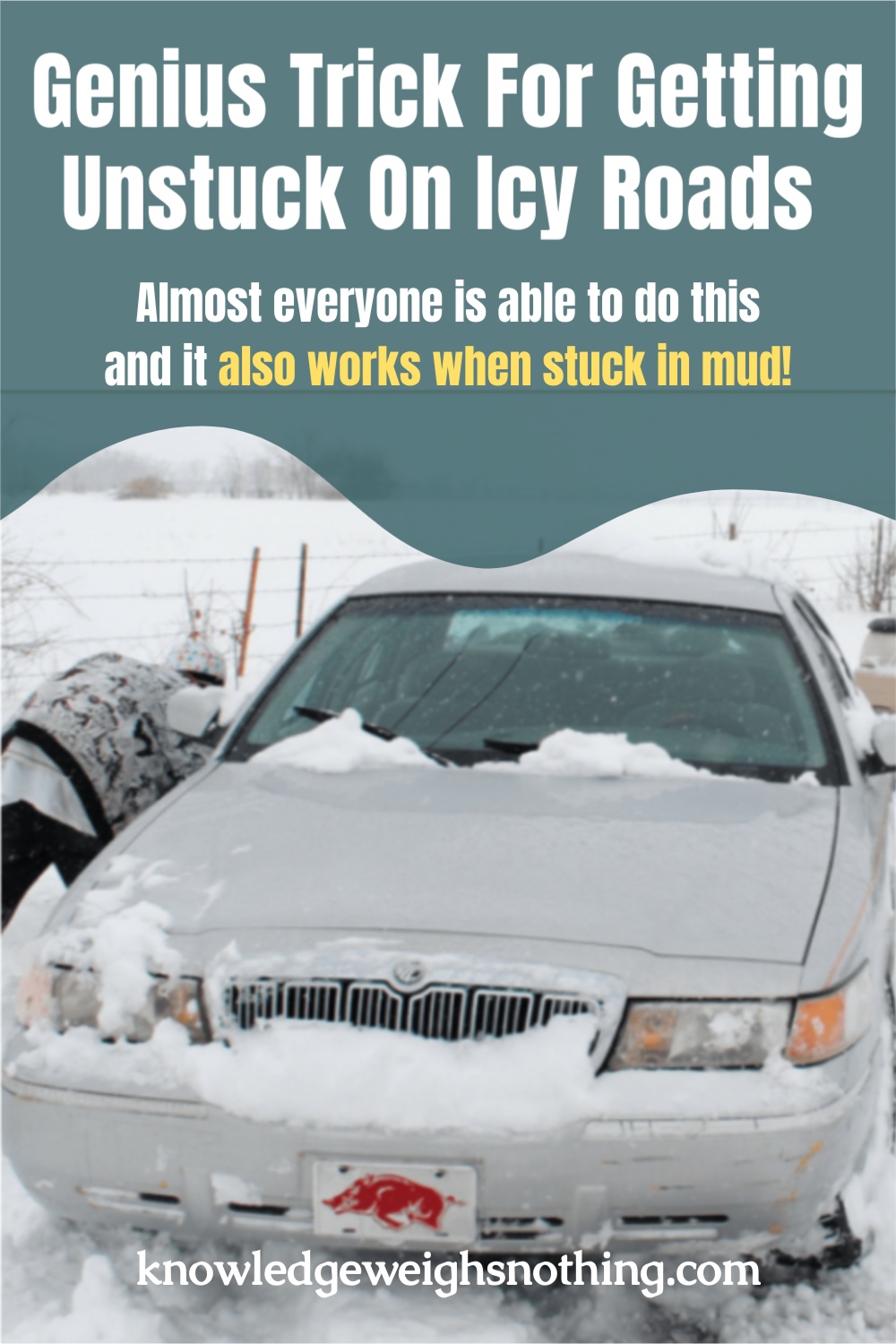 Genius Trick For Getting Unstuck On Icy Roads (Also Works In The Mud!)